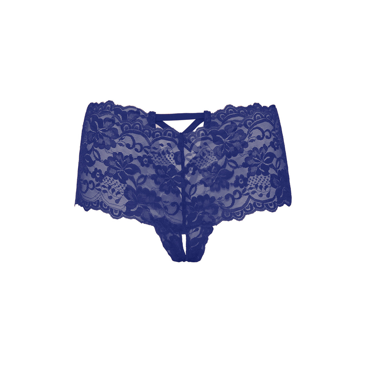 Curvy Good Night Kiss Lace Crotchless Boyshort – Oh La La Cheri